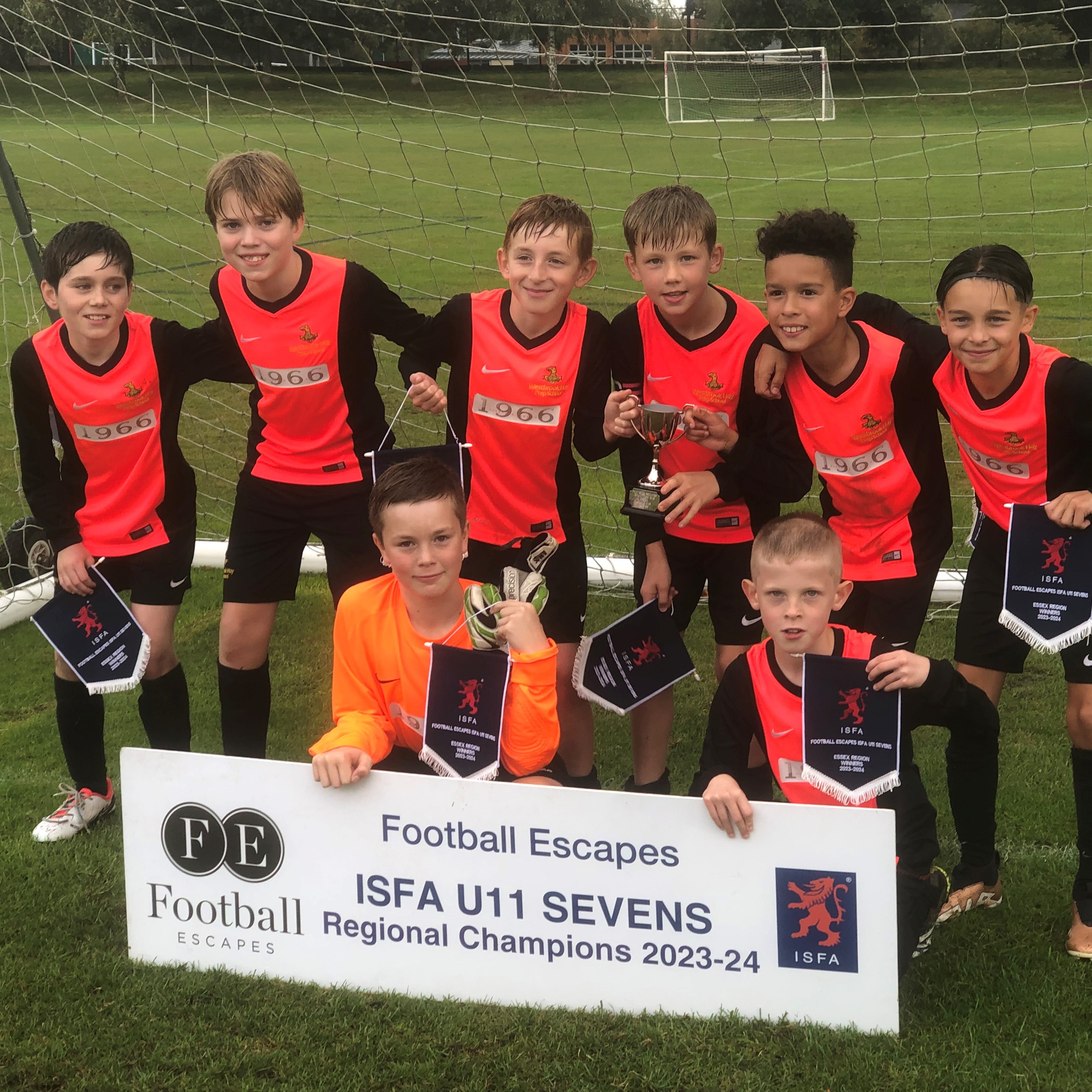 Winners of the ISFA regional finals! | Westbrook Hay School